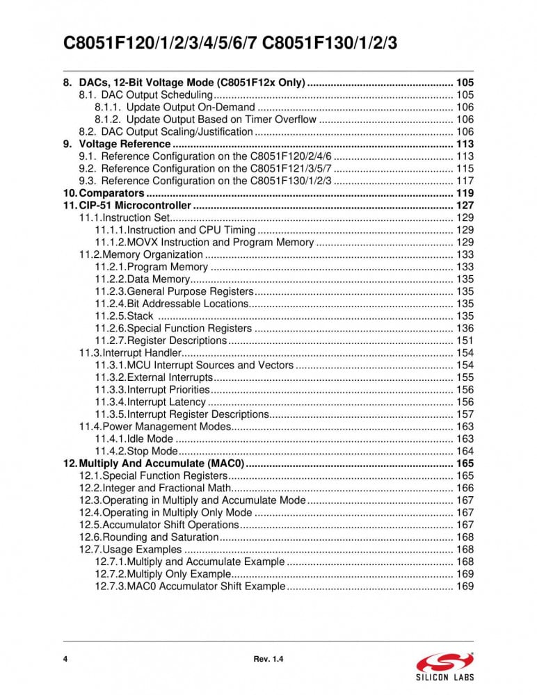 C8051F120DK datasheet page 4