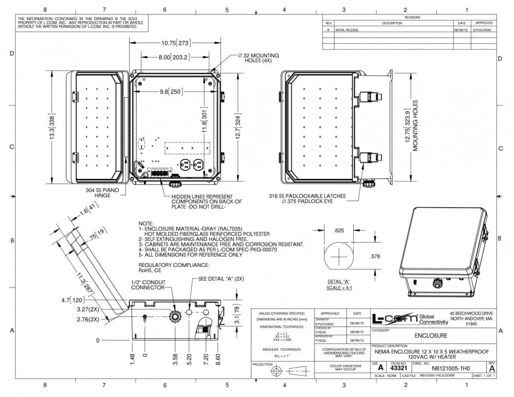 NB121005-1H0 technical document preview