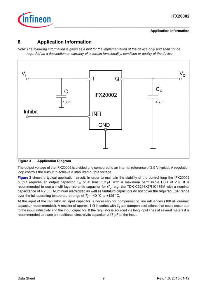 IFX20002 datasheet page 9