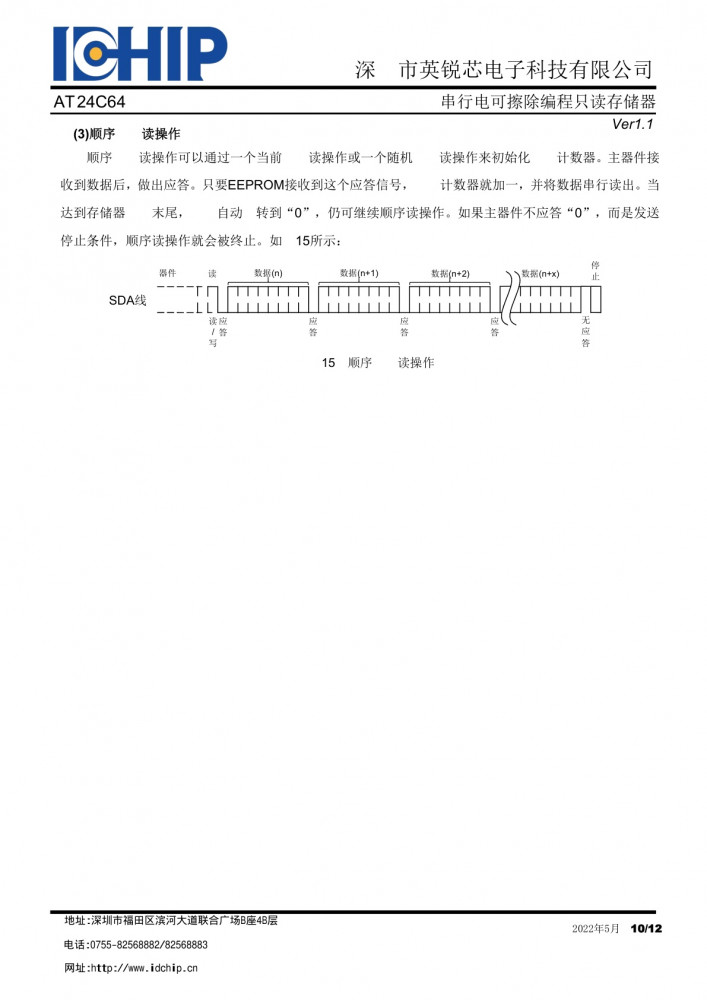 AT24C64 datasheet page 10