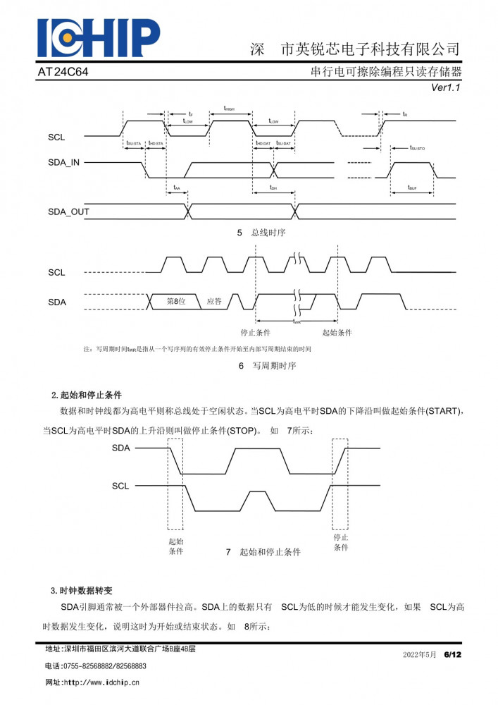 AT24C64 datasheet page 6
