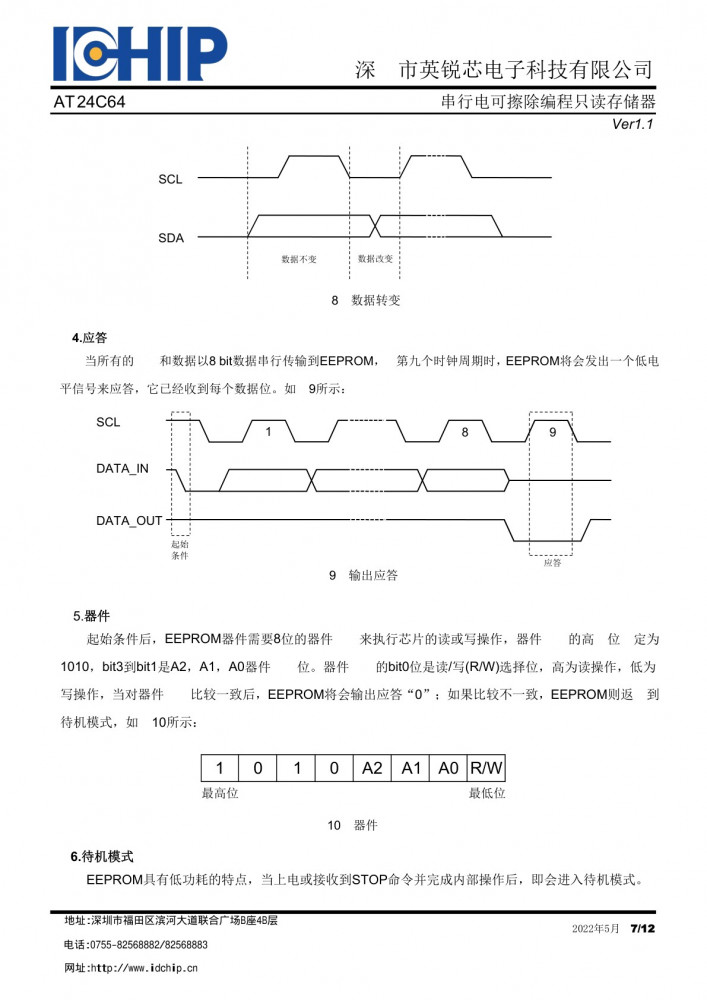 AT24C64 datasheet page 7