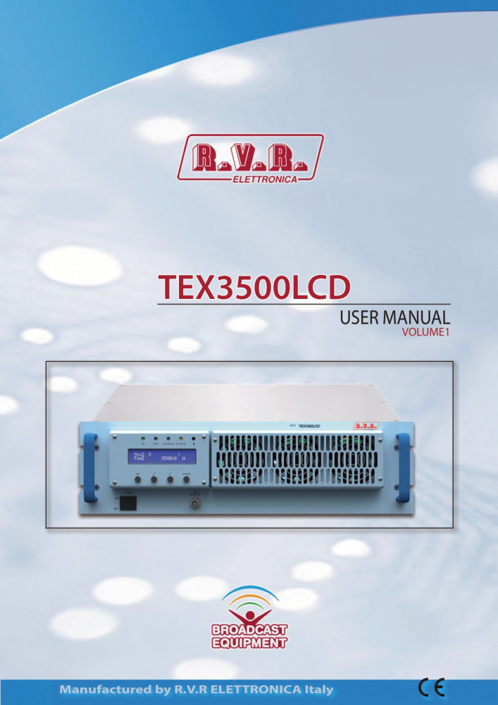 TEX3500LCD technical document page 1