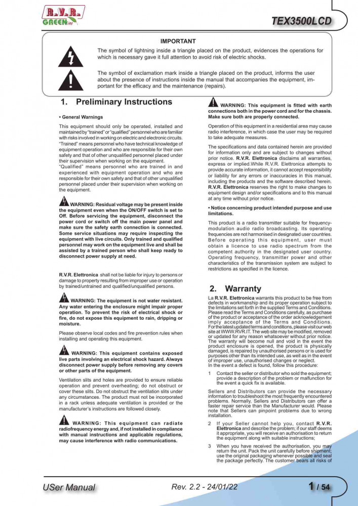TEX3500LCD technical document page 7