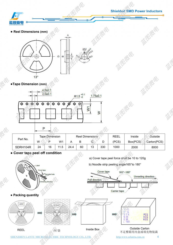 SDRH104R-101MT datasheet page 4