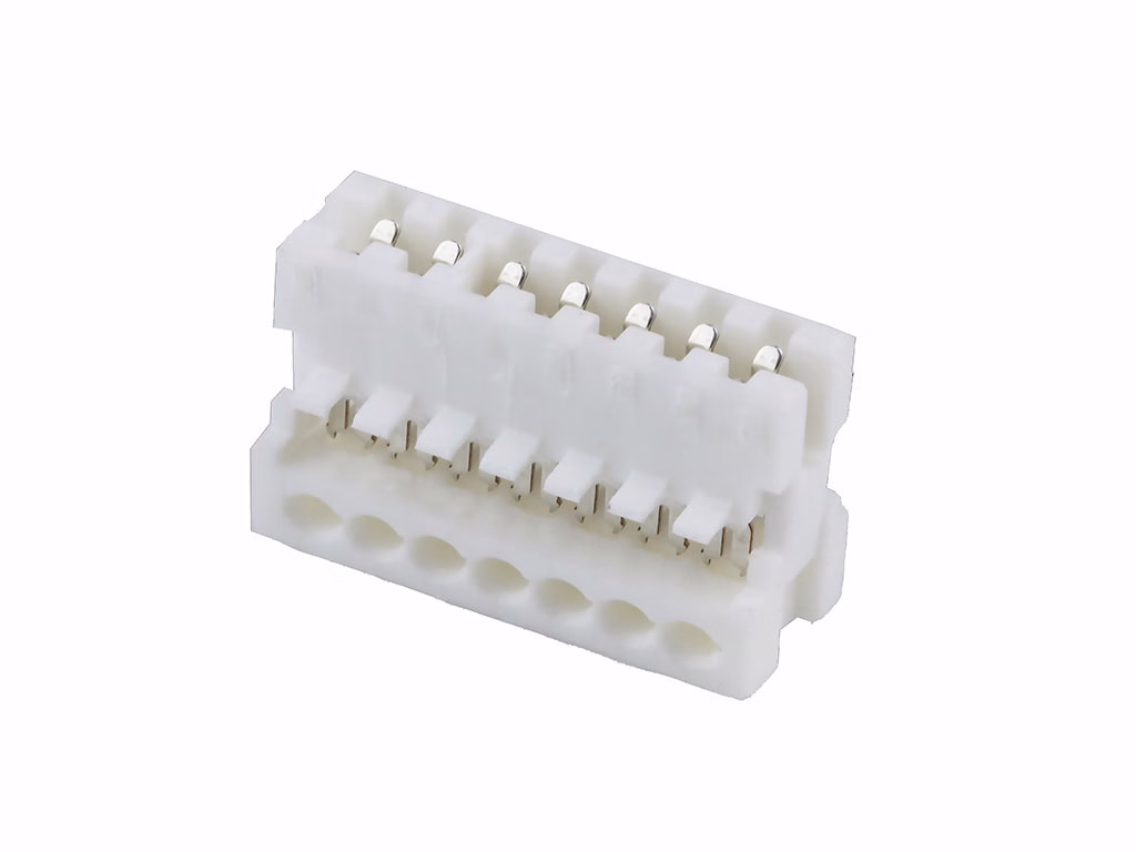 Appli-Mate RAST 2.5 IDT Housing, 2.50mm Pitch, Direct/Indirect, Female, 8 Circuits, All Position Keys, Polarizing Rib Between Circuits 3 and 4