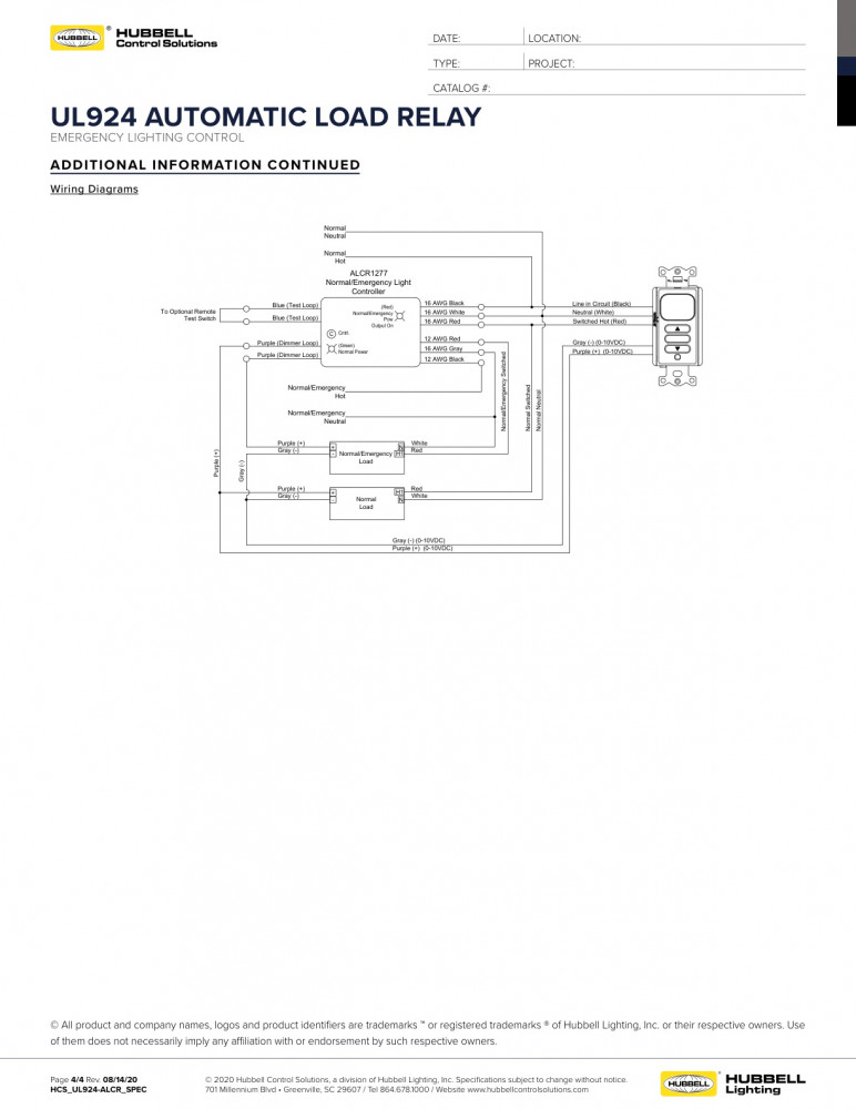 ALCR1277 product document, page 4