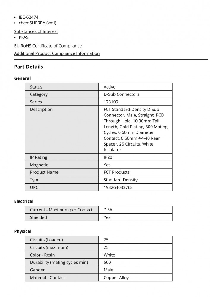 MOLEX 1731092449 product drawing page 2