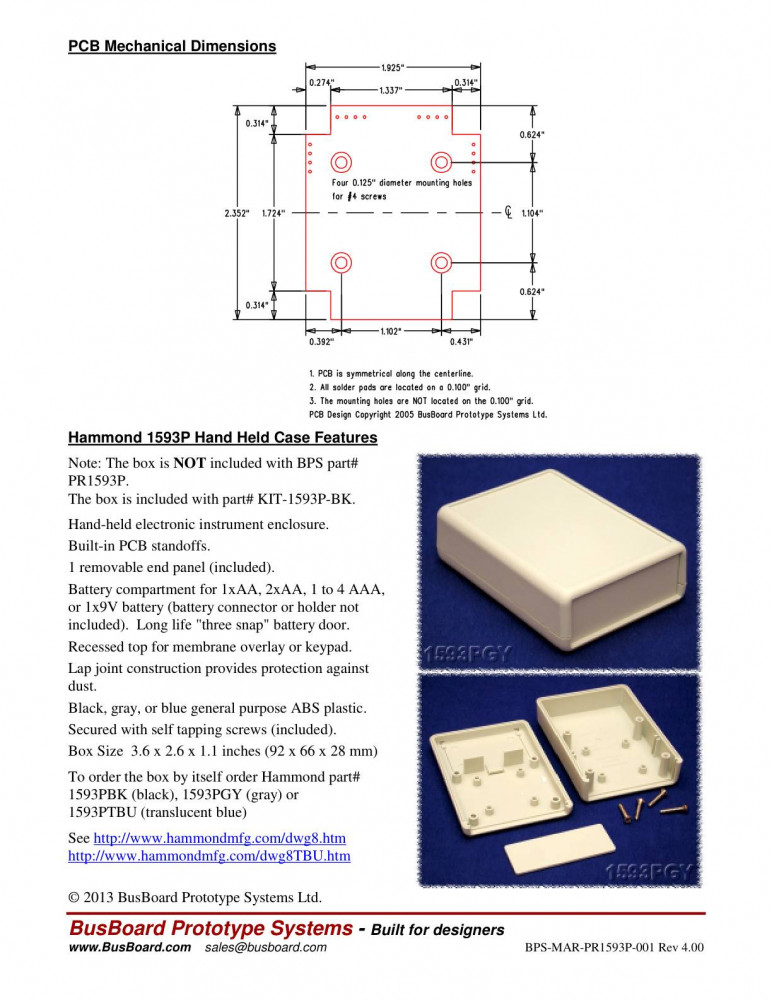 PR1593P product document image 2