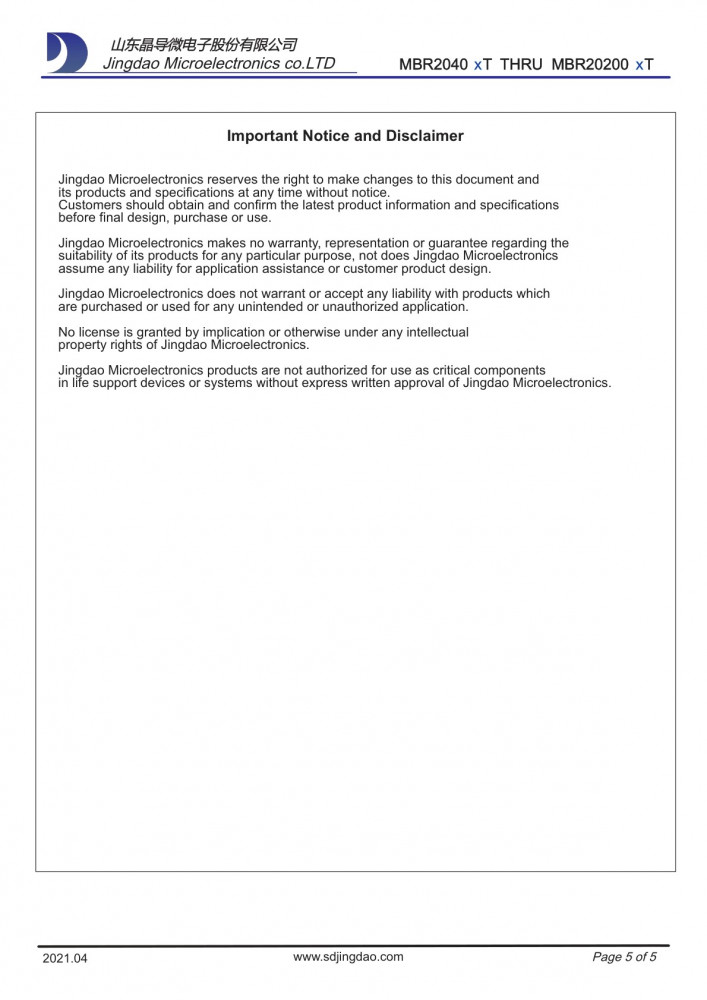 MBR20150FT datasheet page 5
