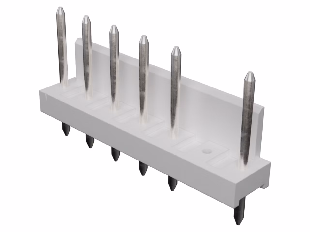 KK Header, Vertical, with Polarizing Backwall, 7 Circuits, Tin (Sn) Plating, Circuit 6 Voided for sale