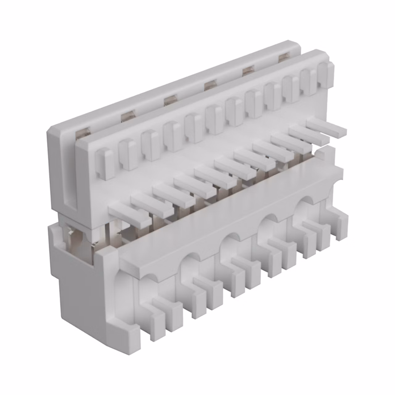 Appli-Mate RAST Power IDT Housing, 5.00mm Pitch, Direct/Indirect, Female, 6 Circuits, Fully Coded, Open End Walls for sale