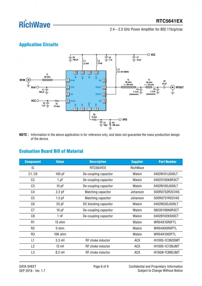 RTC5641EX datasheet page 6