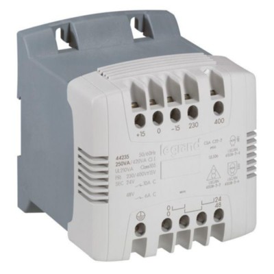 Isolating transfo for hospitals - IP 21 -1 phase- prim 230 V / sec 230 V -output 6.3 kVA