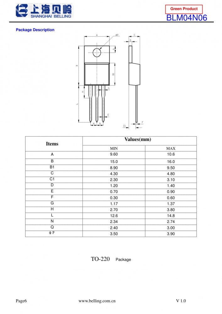 BLM04N06-P datasheet page 6