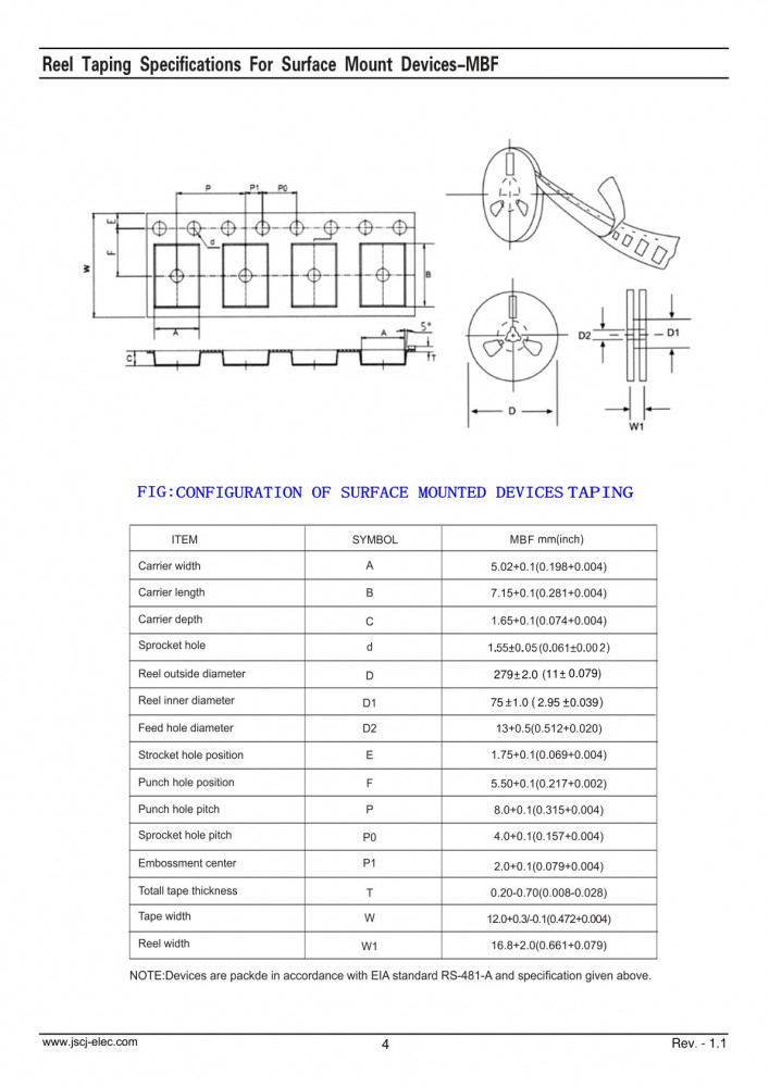 JSCJ MB05F datasheet page 4