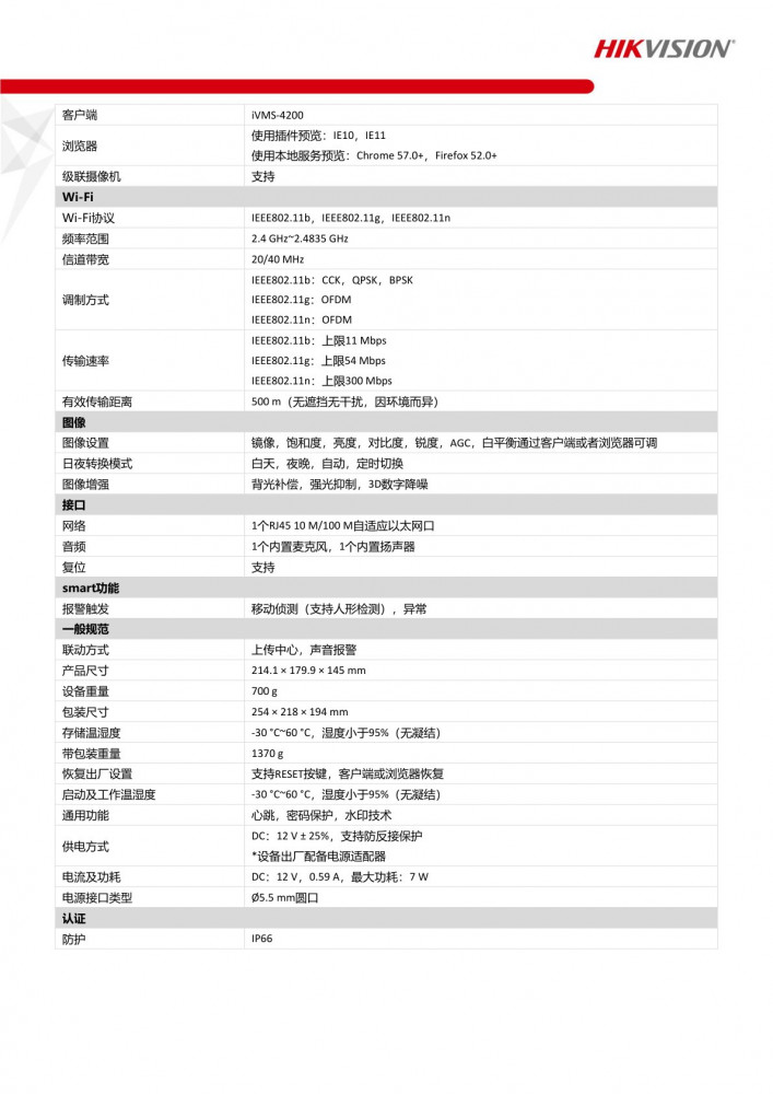 DS-IPC-K14H-LWT technical document page 3