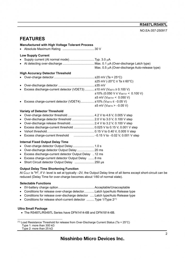 R5487 datasheet page 2
