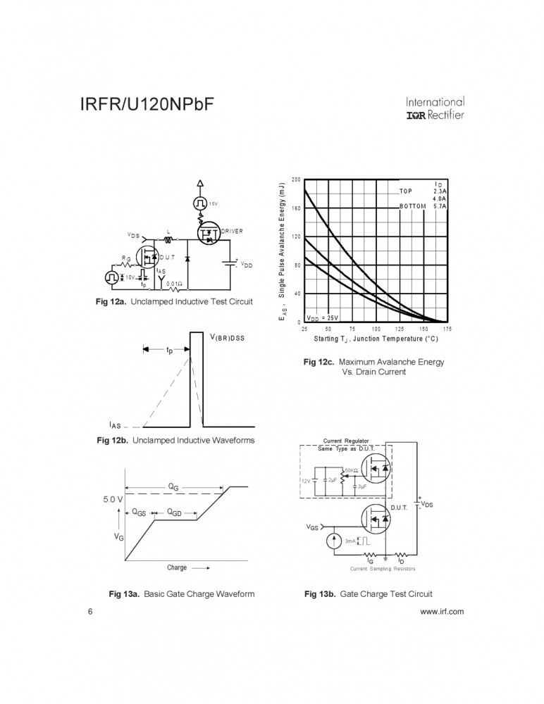 IRFR120NTRPBF datasheet page 6