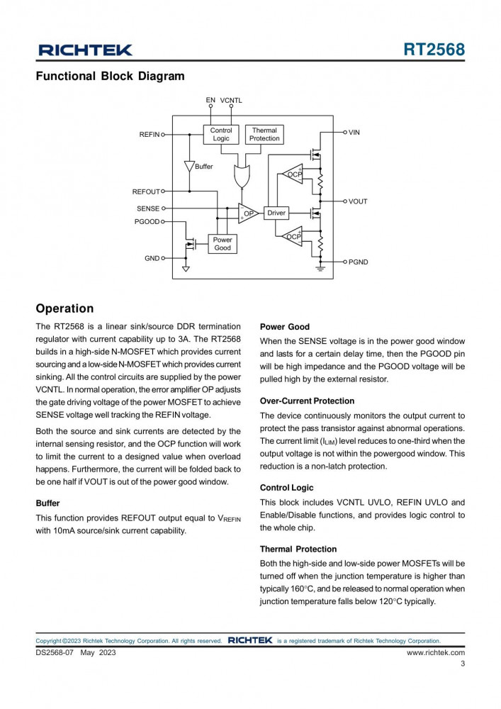 RT2568 datasheet page 3