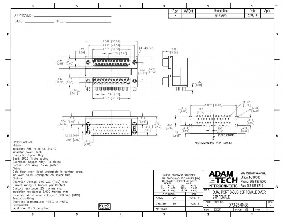 DPD-25-00-B3 technical document preview