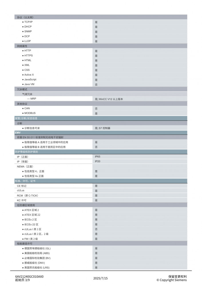 TP700 Comfort documentation page 3