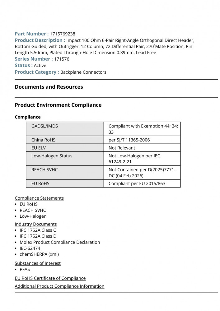 Product document visual, page 1