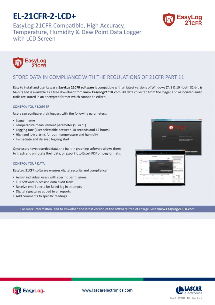 EL-21CFR-2-LCD+ technical document page 2