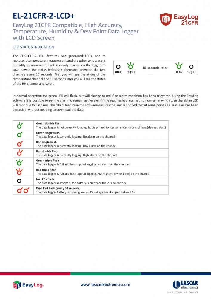 EL-21CFR-2-LCD+ technical document page 4
