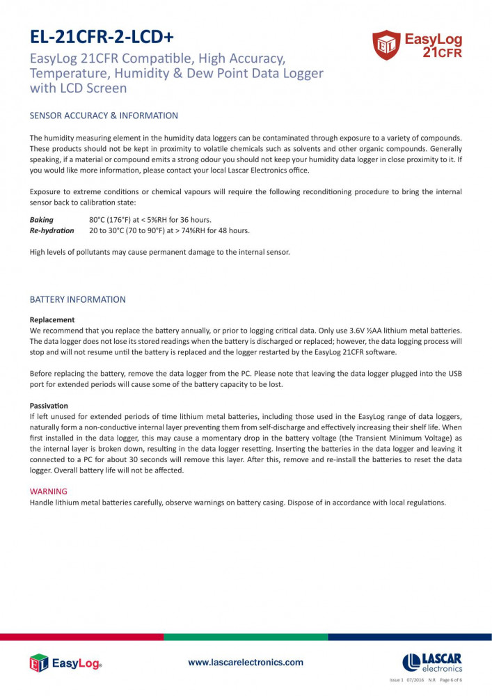 EL-21CFR-2-LCD+ technical document page 6