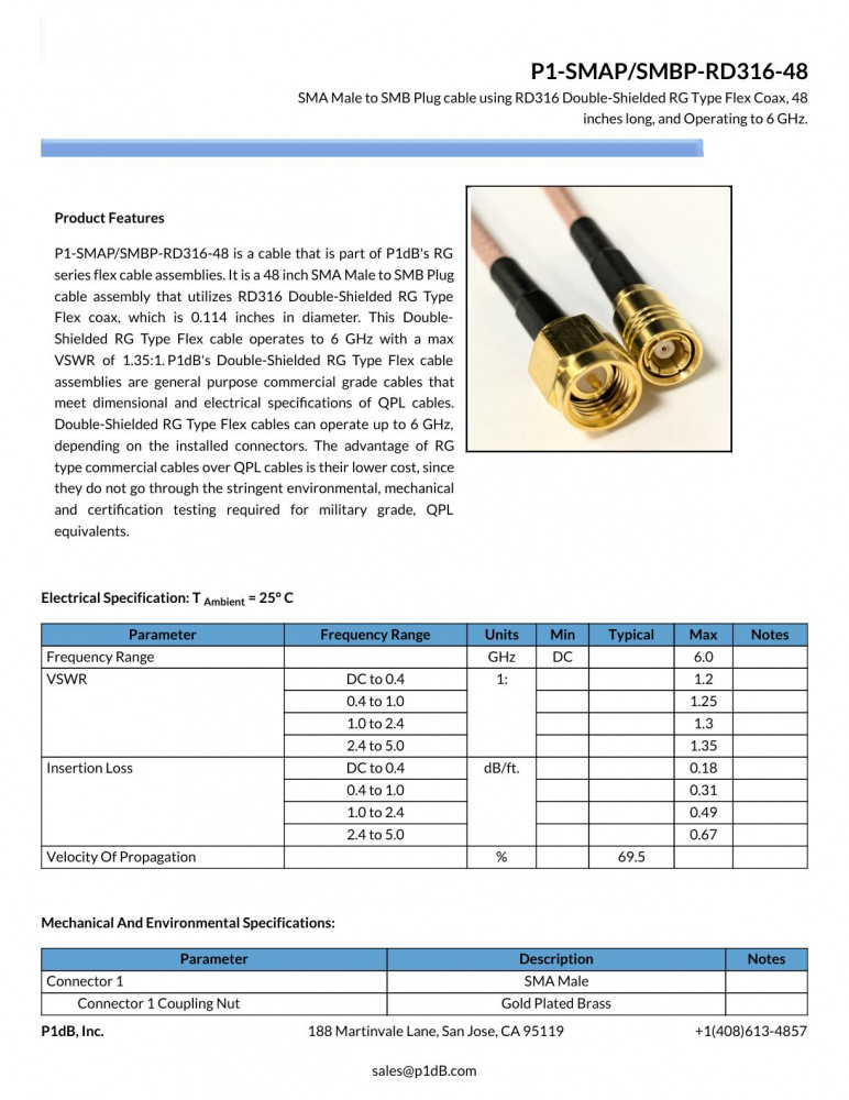 P1-SMAP/SMBP-RD316-48 technical document page 1