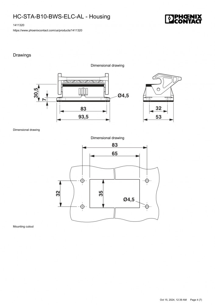 Phoenix Contact 1411320 product documentation page 4