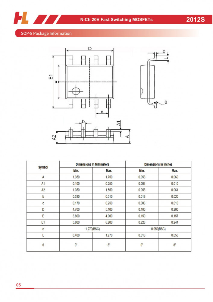 HL 2012S datasheet page 5