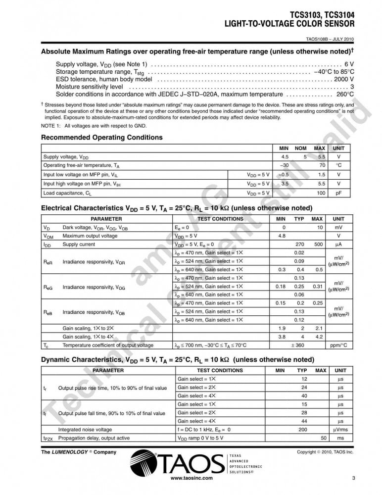 TCS3104FN datasheet page 4