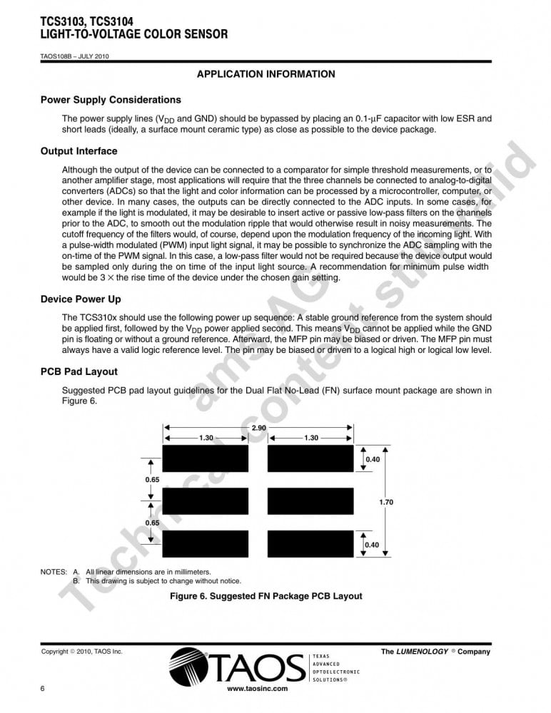TCS3104FN datasheet page 7