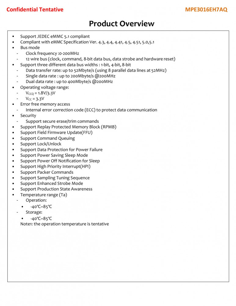 MPE3016EH7AQ datasheet page 4