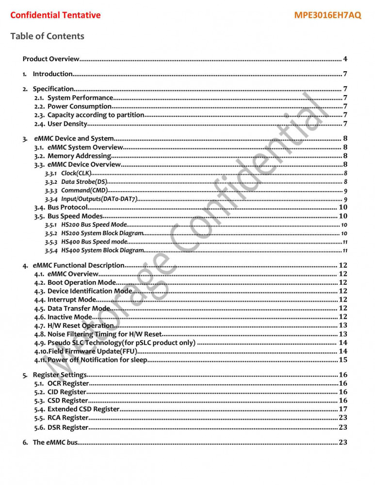 MPE3016EH7AQ datasheet page 5