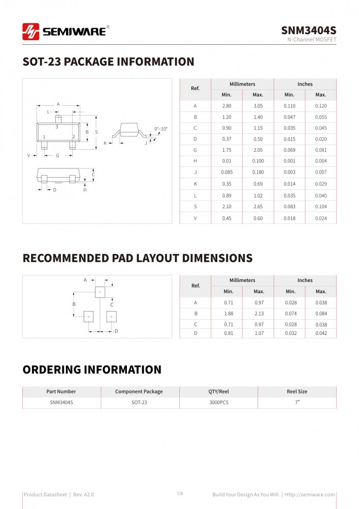 SNM3404S datasheet page 7
