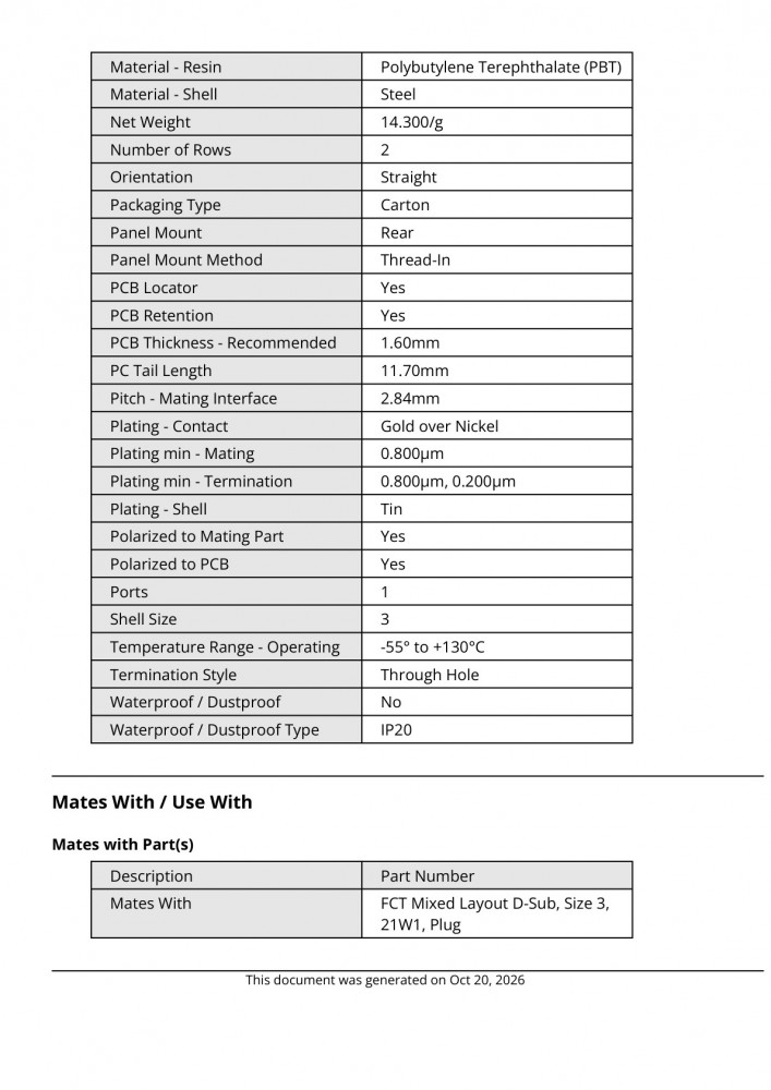 MOLEX 1731070926 technical drawing page 3