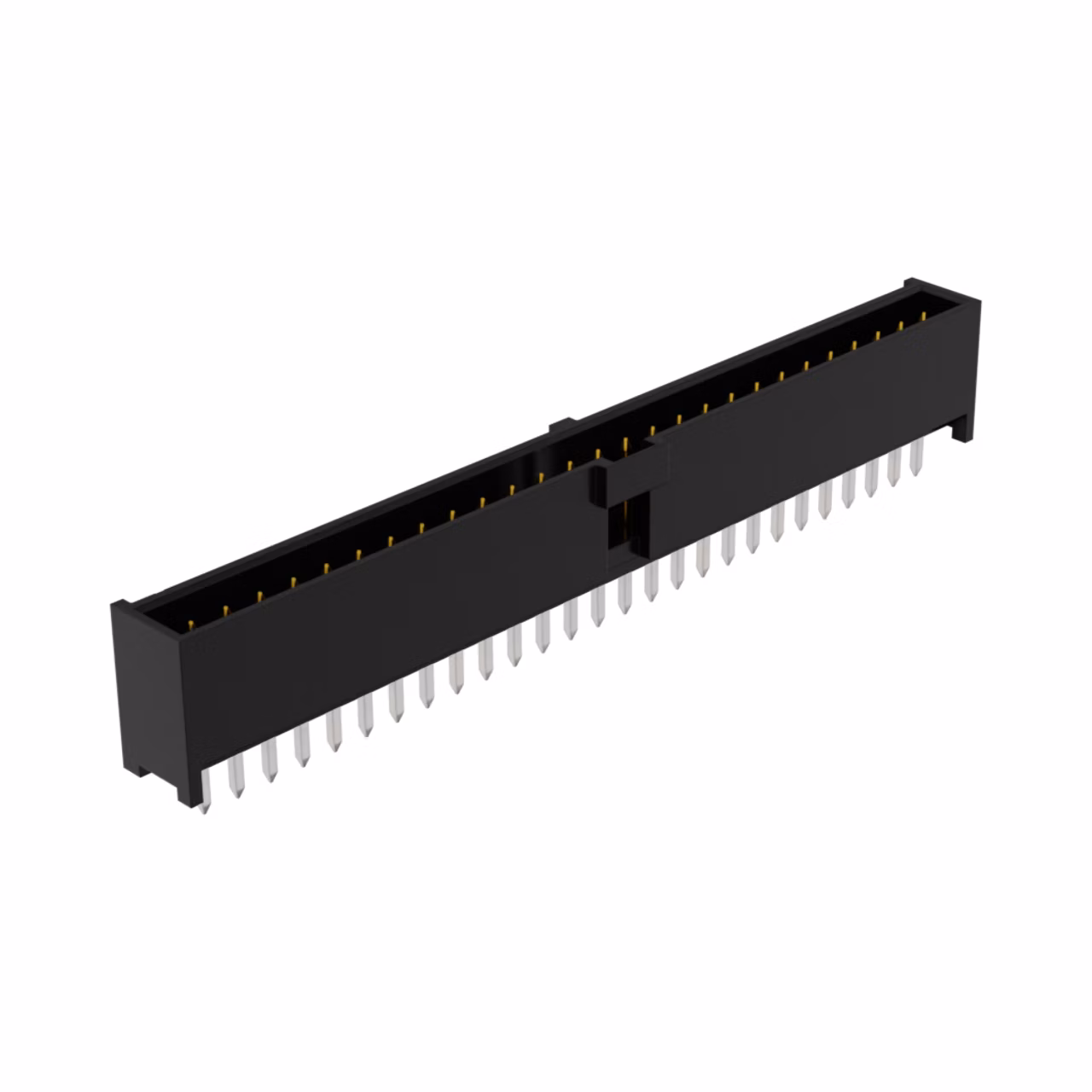 C-Grid III PCB Header, 2.54mm Pitch, Through Hole, Single Row, Vertical, Shrouded, 27 Circuits, 0.05µm Gold (Au) Flash Plating for sale