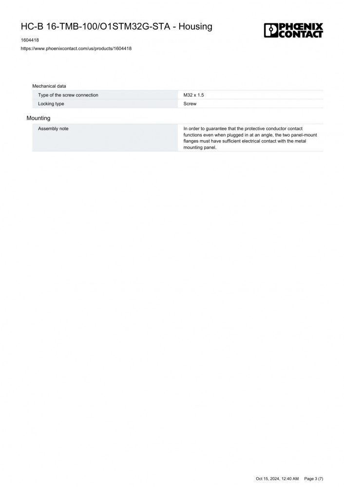 Phoenix Contact 1604418 product data page 3