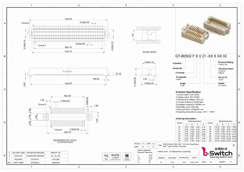 GT-B0502FSV21-14S1102 manufacturer drawing
