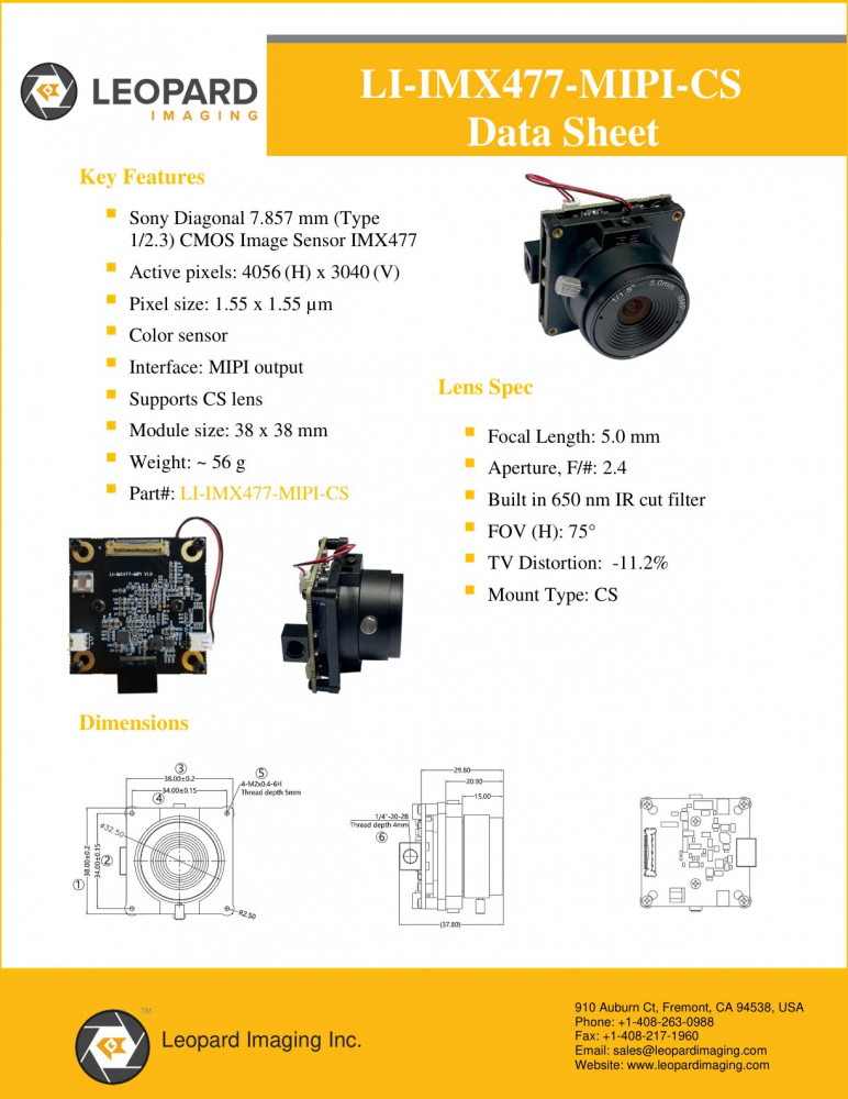 Supplied technical document page 1