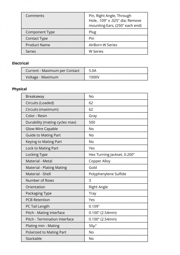 WG62PR7JTB342 technical document image 2