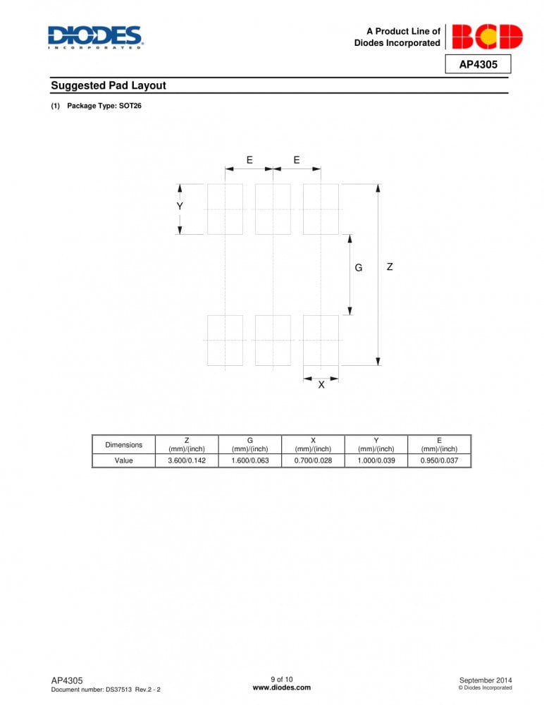 AP4305 datasheet page 9