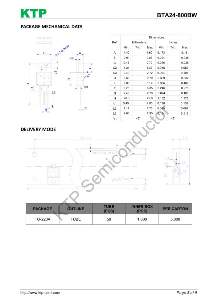 BTA24-800BW datasheet page 5