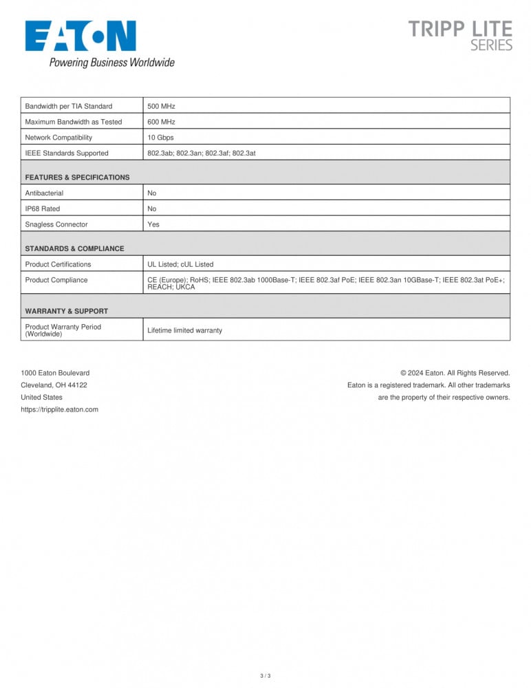 EATON N261-S01-AQ technical document page 3