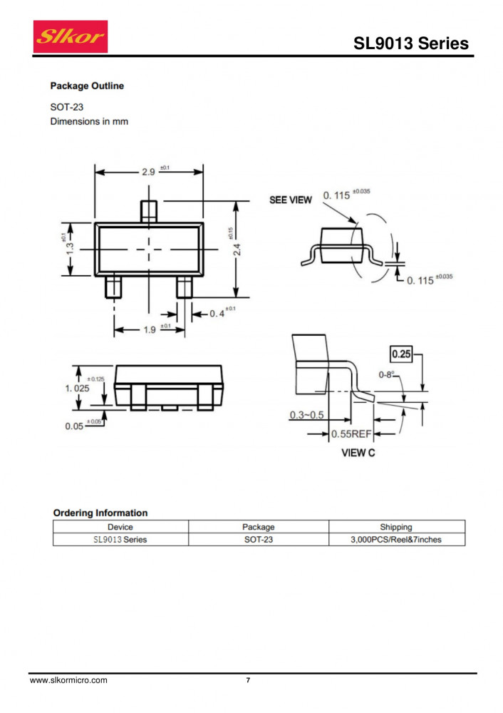 SL9013 datasheet page 7