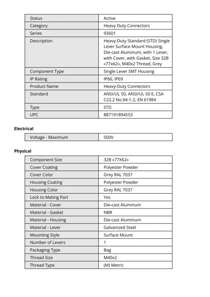 Product document image 2 for MOLEX 936014359