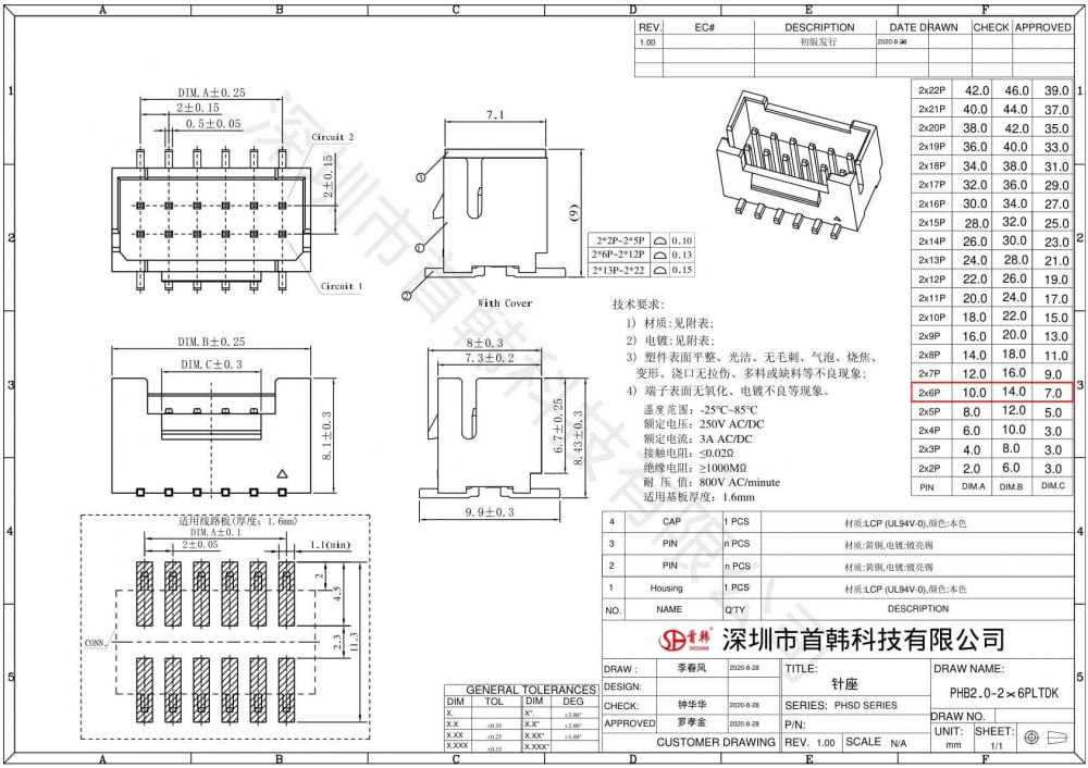PHB2.0-2x6PLTDK document page 1